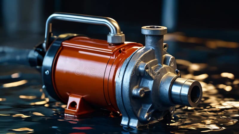 Electric Motor Parts and Structure in a Motion on Black Background. 3d ...