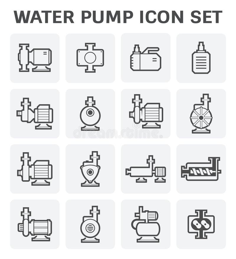 Water Pump Icon stock vector. Illustration of machine - 89144542