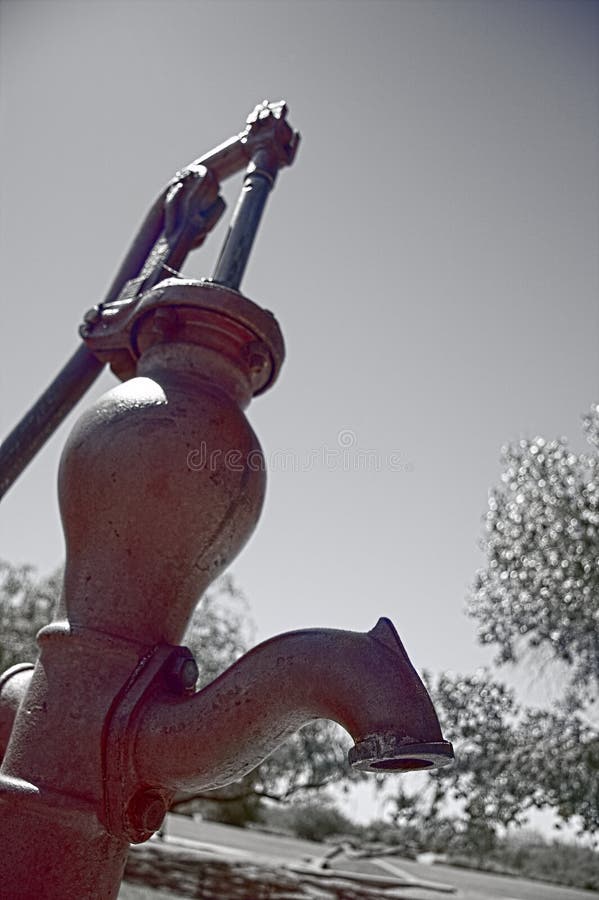 157 Red Rustic Water Pump Stock Photos - Free & Royalty-Free Stock ...