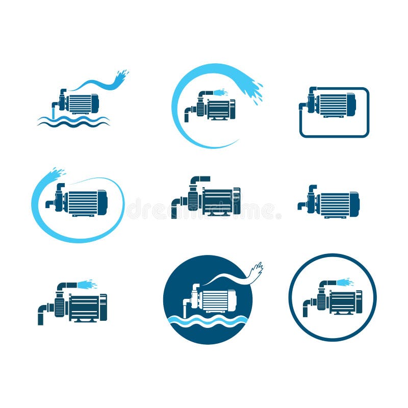 Water Pump Machine Icon Vector Illustration Design Template Stock ... Water Pump Machine Icon Vector Illustration Design Template Stock ...