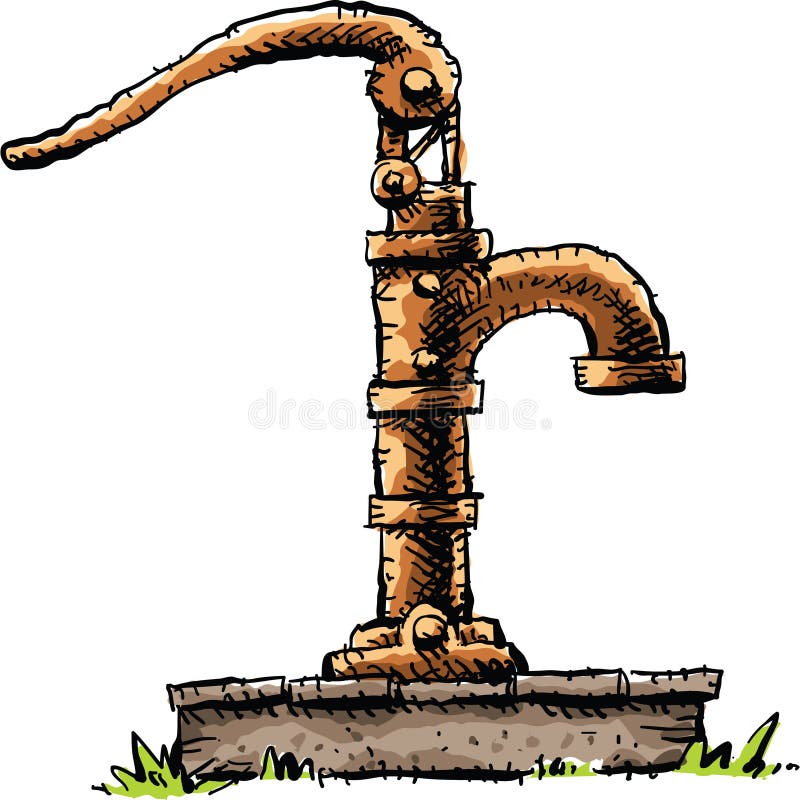 Water Pump stock illustration. Illustration of cartoon - 41750739