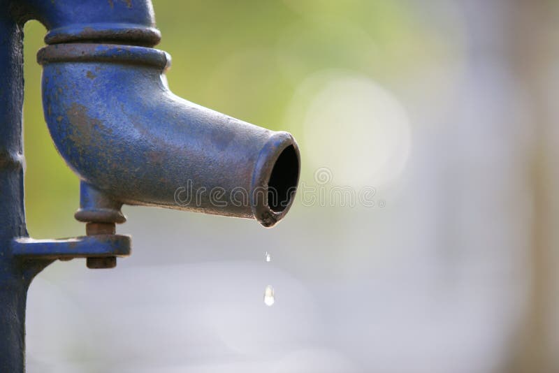 Water Pump stock image. Image of rusty, mechanical, rocks - 595507