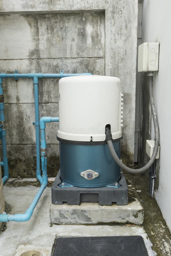 Water Pump System, Motors Driving of Home Stock Image - Image of ...