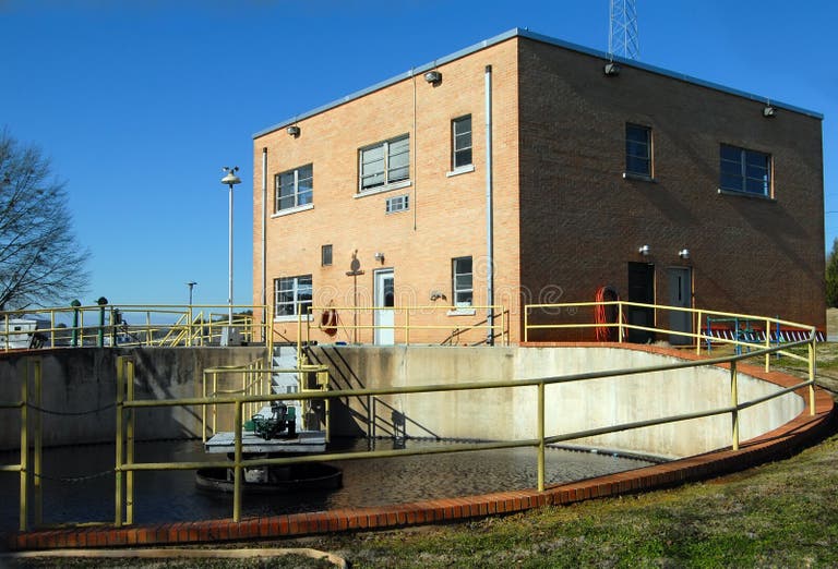 Water Pumping Plant Station Stock Image - Image of tank, industry: 13065321