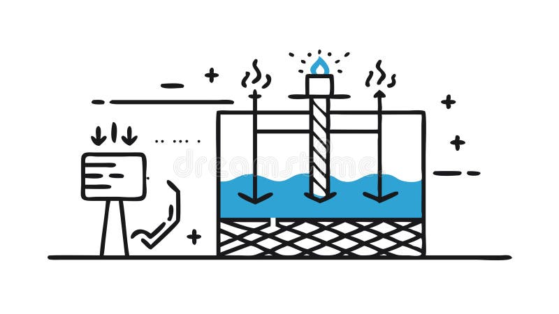 Water Pumping System Vector Icon. Irrigation Supply, Vector Design ...