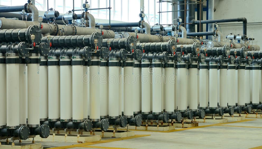 Water purification factory stock photo. Image of sanitary - 21230894