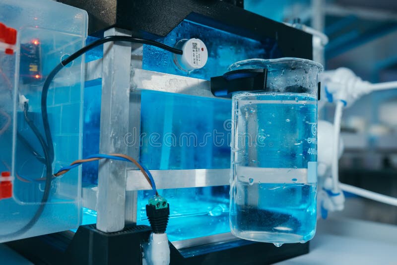 Water Purification and Structuring System. Laboratory. Research Concept ...