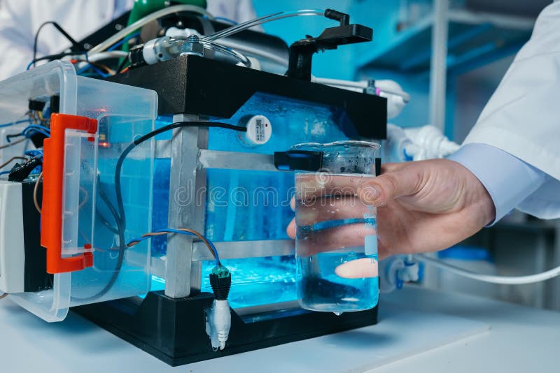 Water Purification and Structuring System. Laboratory. Research Concept ...