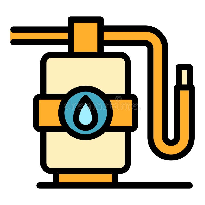 Water Purifier Icon, Outline Style Stock Vector - Illustration of water ...