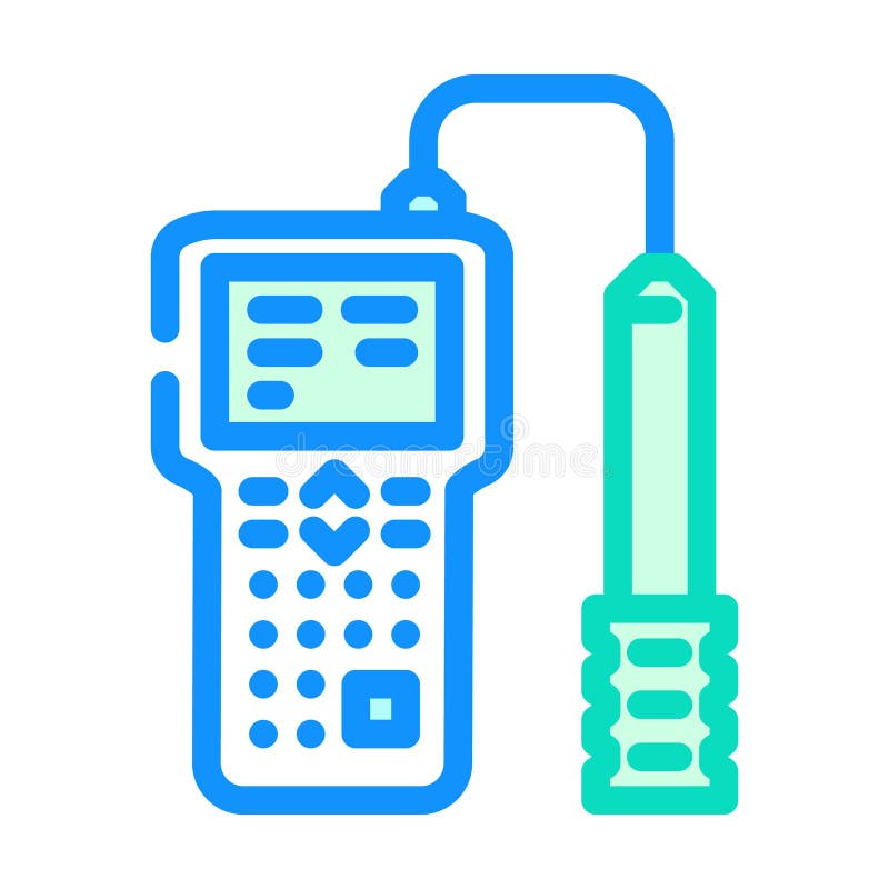 Water Quality Testing Hydrogeologist Color Icon Vector Illustration ... Water Quality Testing Hydrogeologist Color Icon Vector Illustration ...