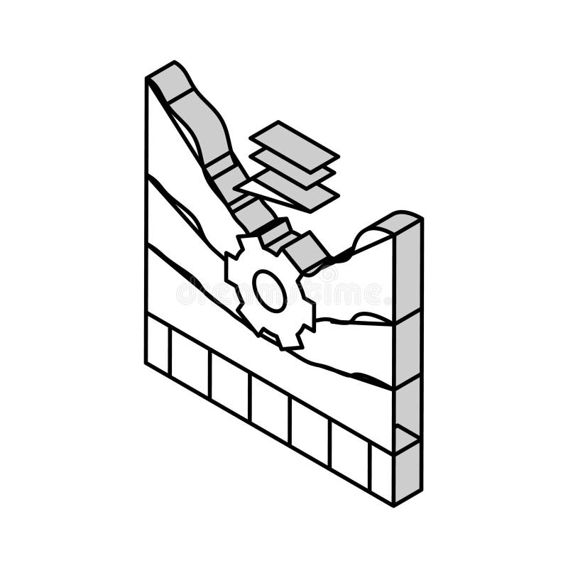 Water Quality Testing Hydrogeologist Isometric Icon Vector Illustration ...