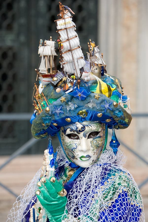 Water queen stock photo. Image of eyes, mask, dress, feather - 2281896