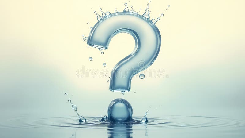 Question Mark Water Drop Stock Illustrations – 450 Question Mark Water ...