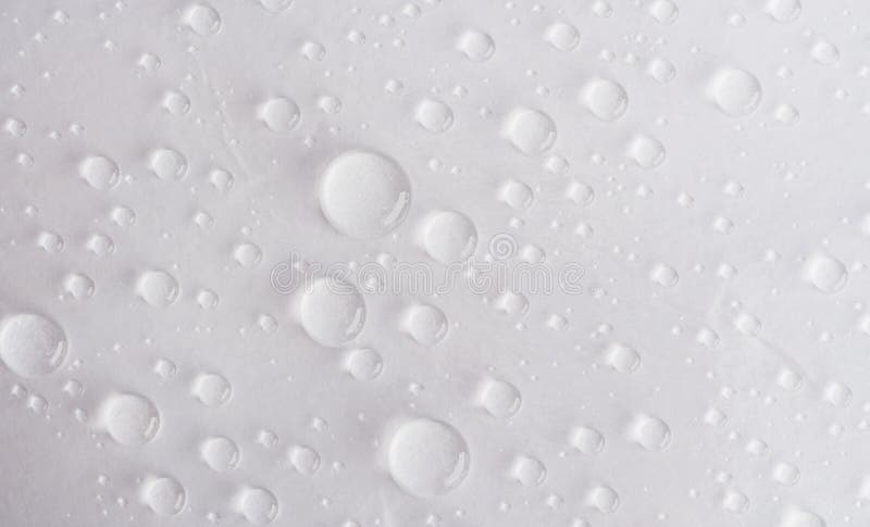 Rain Drops Falling on White Umbrella Stock Image - Image of shower ...