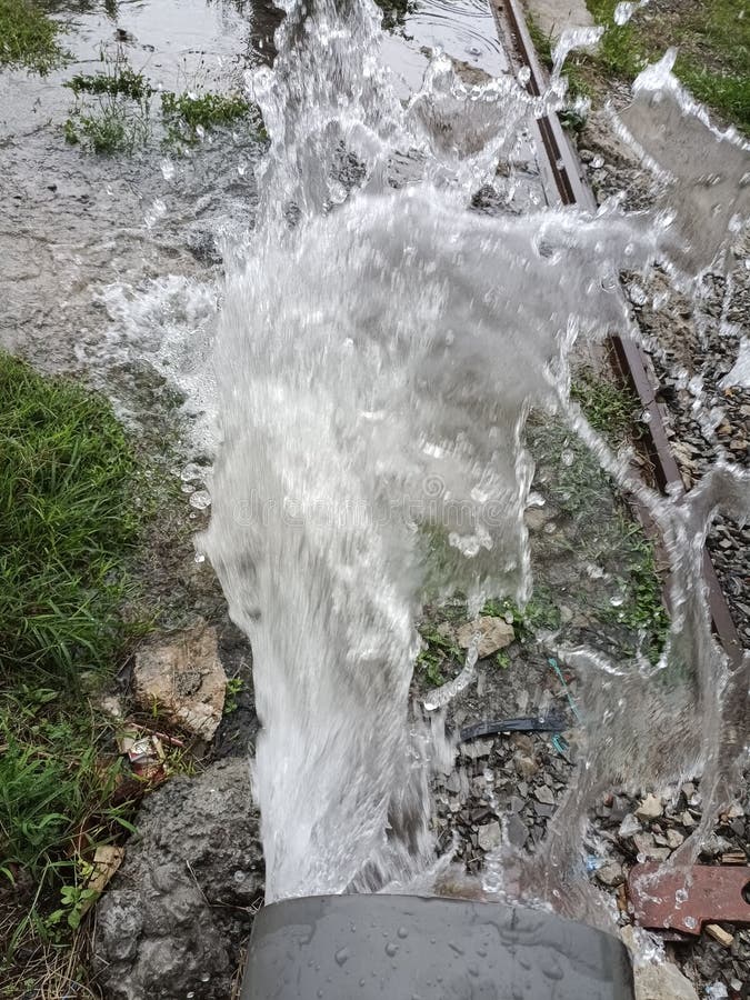 Water Rain Pipe Waste Drain Stock Image - Image of waste, drain: 259268283