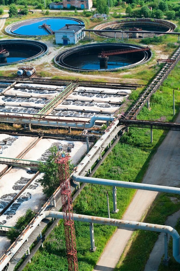 Water Recycling Sewage Station Stock Image - Image of bacterium ...