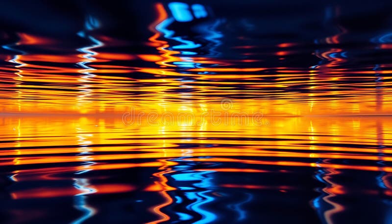 Water Reflection Abstract Water Surface and Reflective Water Texture ...