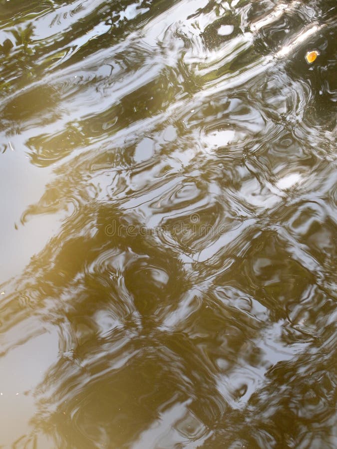 Water with Reflection Pattern Background Stock Image - Image of ripple ...