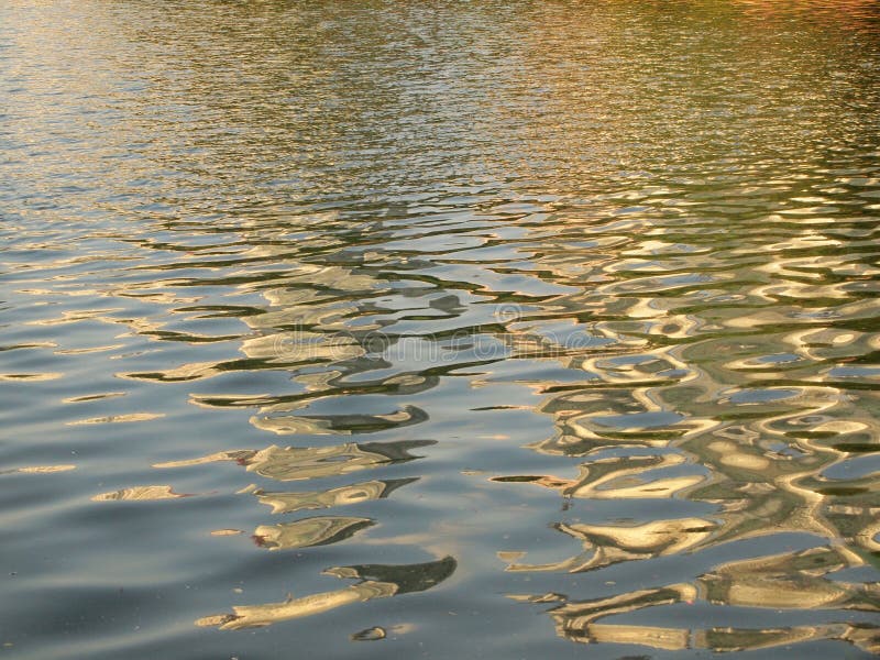 Water with Reflection Pattern Background Stock Photo - Image of ...