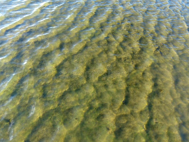 Water with Reflection Pattern Background Stock Photo - Image of blue ...