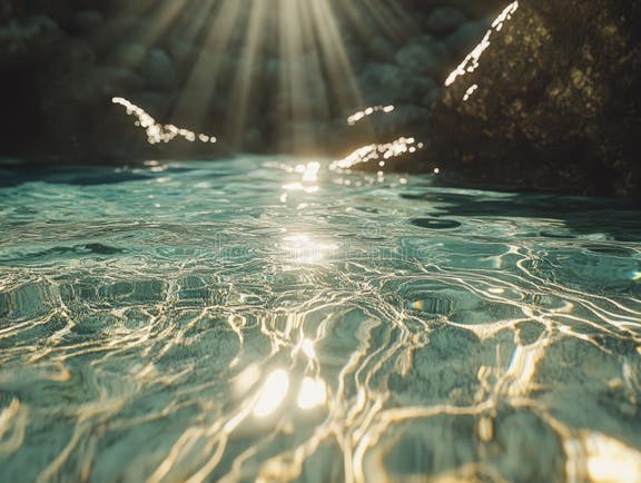 Water reflection sunlight stock image. Image of aquatic - 381939183