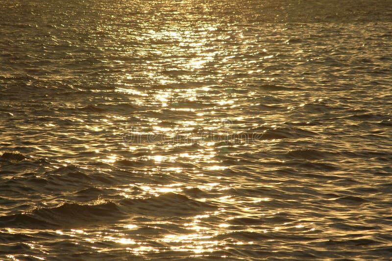 Water reflection at sunset stock image. Image of golden - 2811757