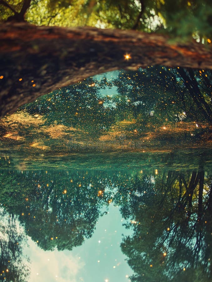 Water Reflection Trees stock photo. Image of scenic - 377954650