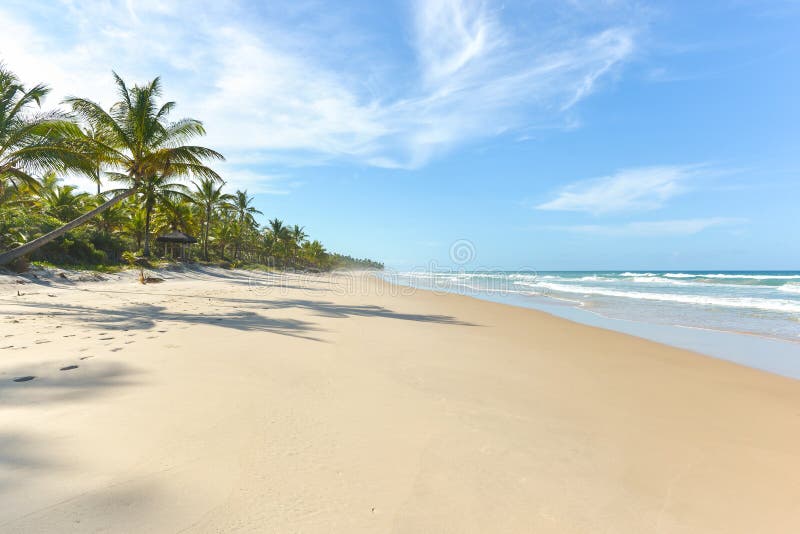 Water Reflection on a Large Sand Beach Stock Photo - Image of romantic ...
