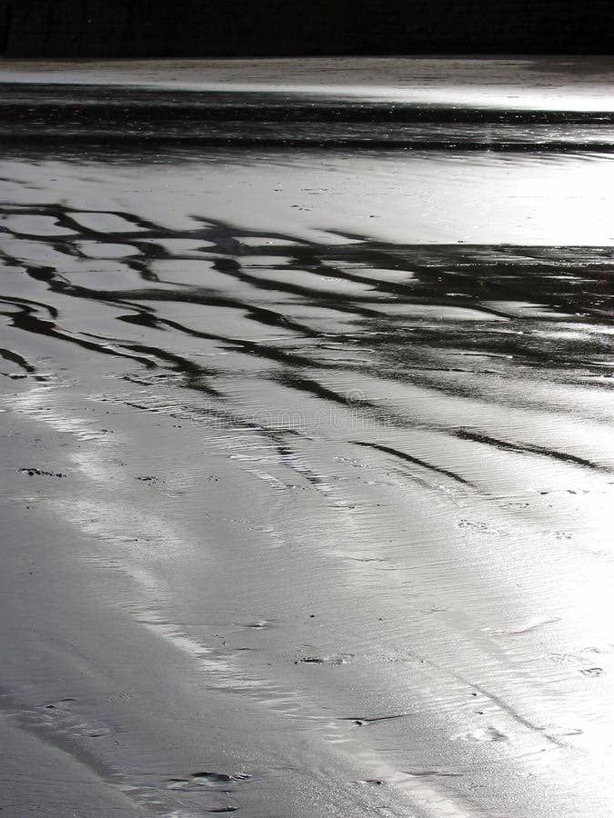 Water reflections on beach stock photo. Image of tide, backdrop - 92594