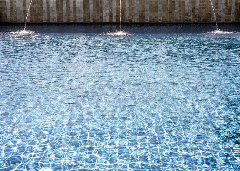 Water Reflections on a Swimming Pool Stock Image - Image of water ...
