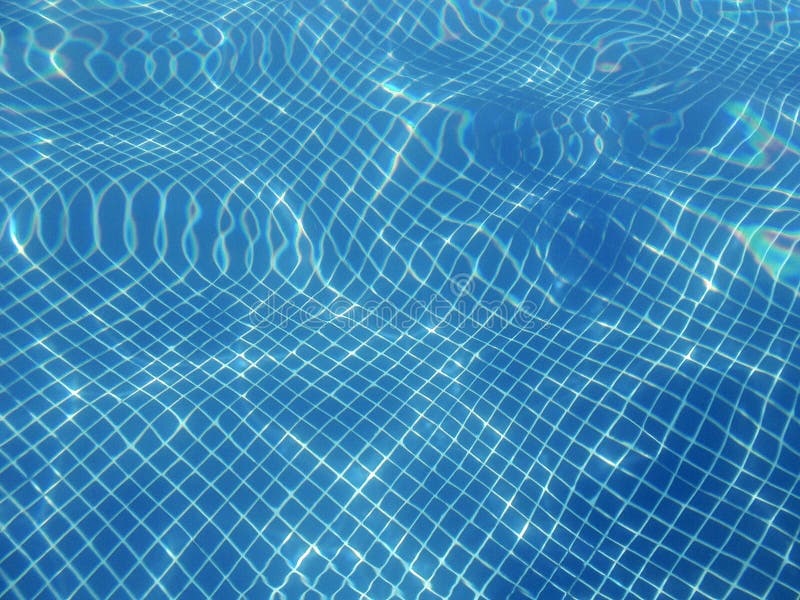 Water Reflections on a Swimming Pool. Underwater Photography Stock ...