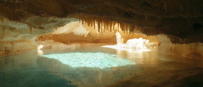 Exploring the Damp Textures and Formations of a Hidden Underground Cave ...