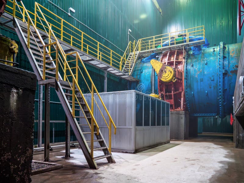 Water Regulation System Pipe in Hydroelectric Power Plant Stock Image ...