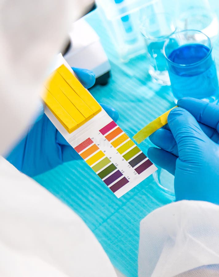 Water Research in the Laboratory. Selective Focus Stock Photo - Image ...