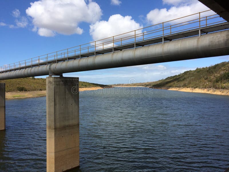 Water dam pipes. stock photo. Image of preservation, progress - 27182544