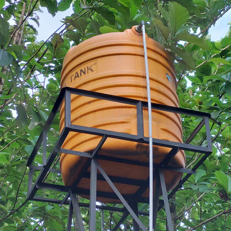 Water Reserves & X28;water Tanks& X29; for daily Needs Stock Image ...