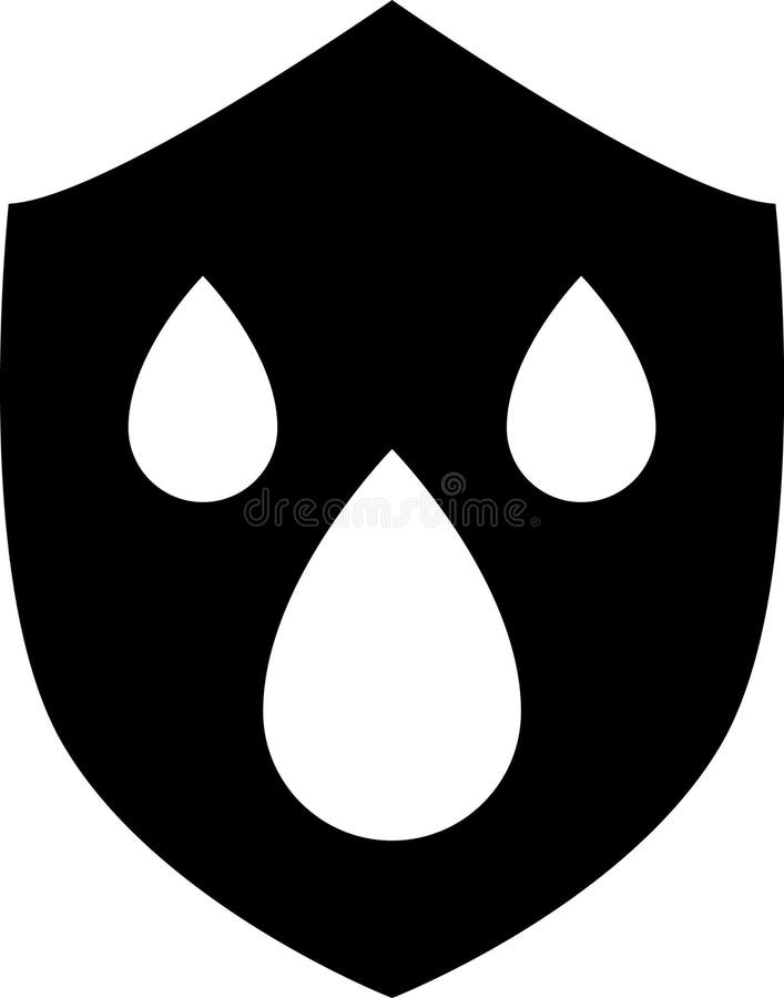 Water Resistant Icon Vector. Waterproof, Water Vector Icon Illustration ...