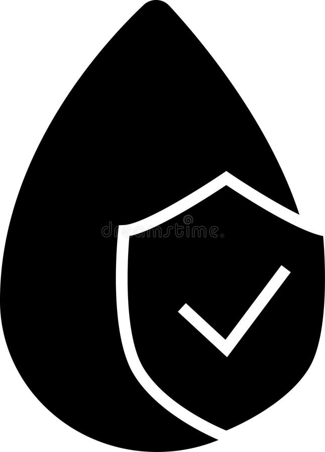 Water Resistant Icon Vector. Waterproof, Water Vector Icon Illustration ...