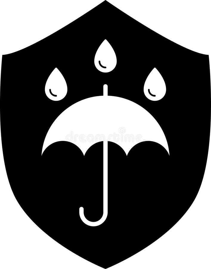 Water Resistant Icon Vector. Waterproof, Water Vector Icon Illustration ...