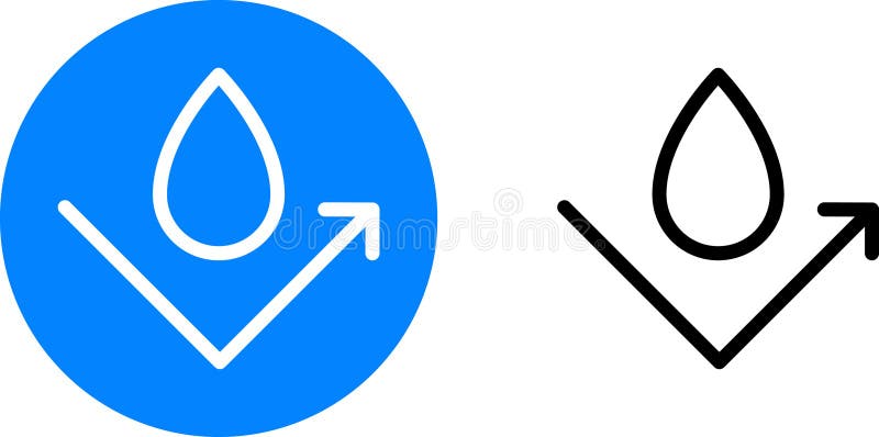 Water Resistant Icon Vector. Waterproof, Water Vector Icon Illustration ...