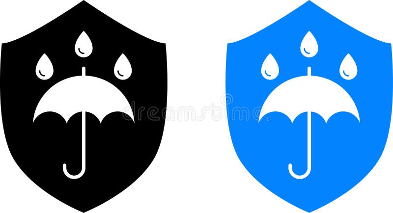 Water Resistant Icon Vector. Waterproof, Water Vector Icon Illustration ...