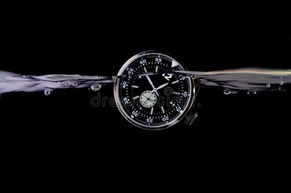 Water resistant watch stock photo. Image of clock, resistant - 11611822