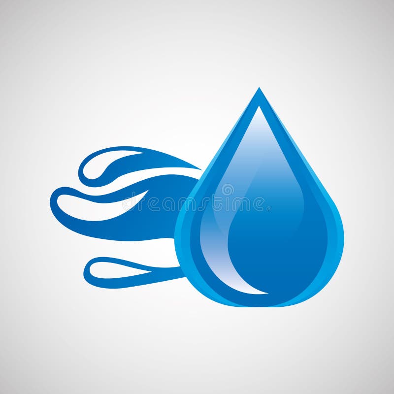 Water resource icon design stock illustration. Illustration of ...