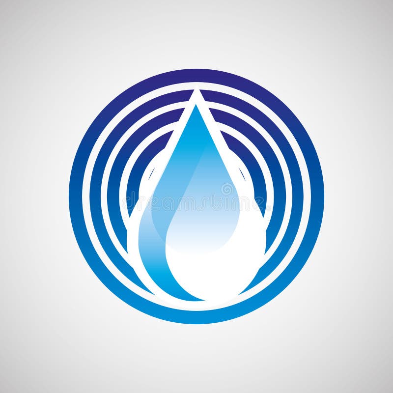 Water resource icon design stock illustration. Illustration of clean ...