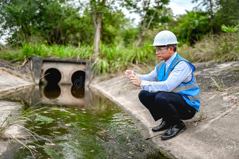 Water Resources Engineers are Examining Water Samples from Community ...