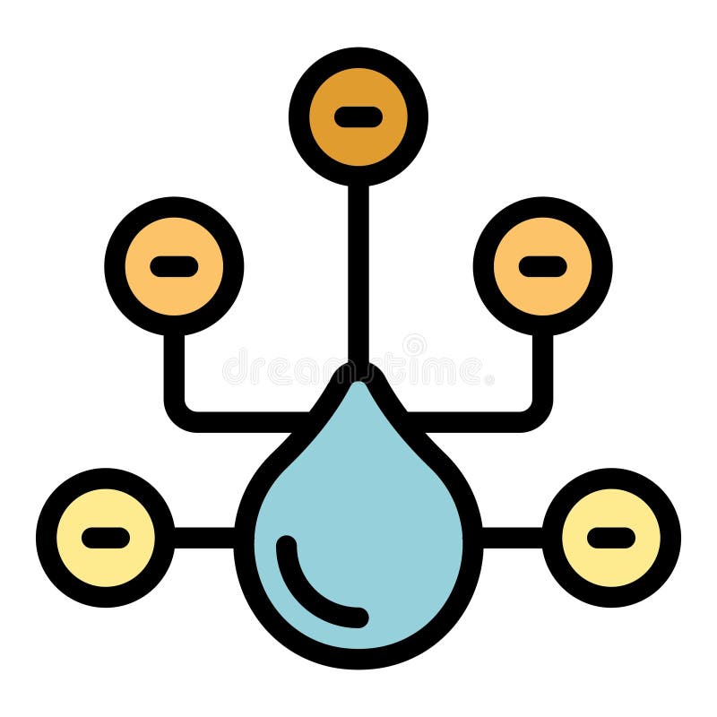 Water Resources Management Icon Representing Water Conservation and ...