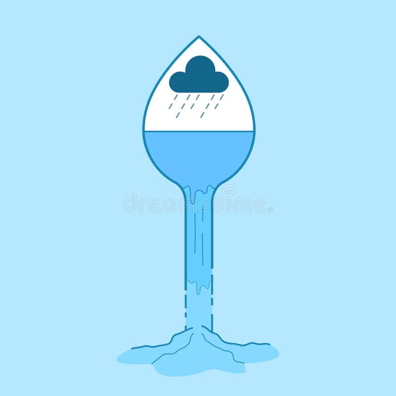 Water Resource Efficiency stock vector. Illustration of graphic - 186657464