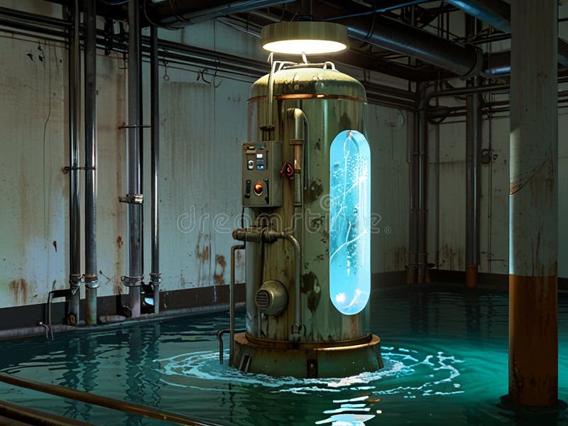 Water Retro Art Illustration Image Stock Illustration - Illustration of ...