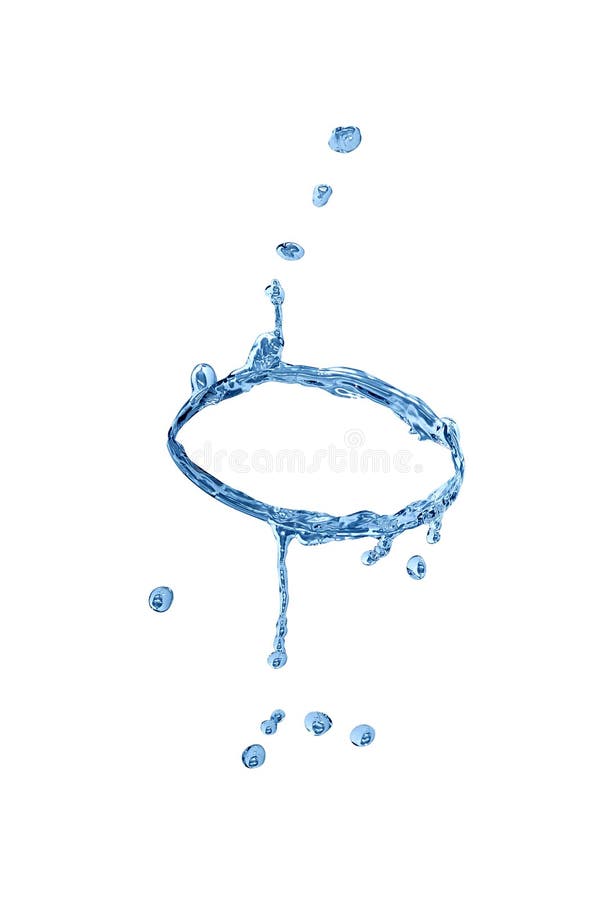 Water ring stock illustration. Illustration of macro, ring - 5676996