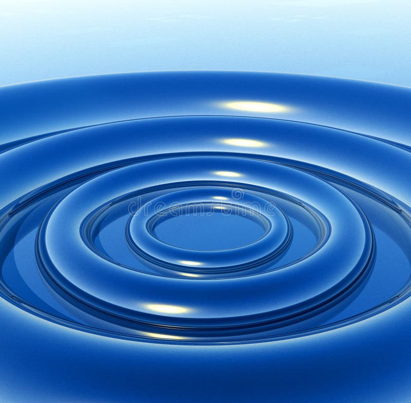 Water Rings stock illustration. Illustration of digit, background - 622515